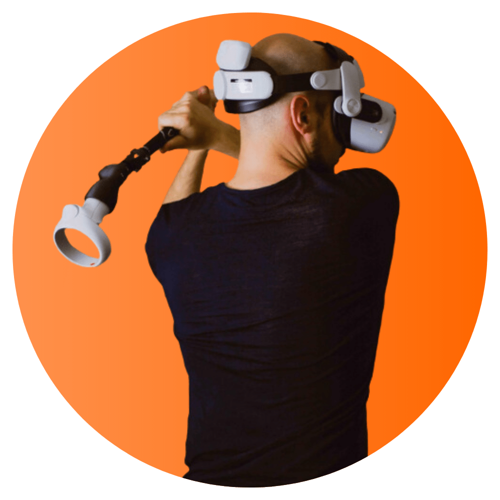 SwingIt VR Golf Attachment | Premium Golf VR Club | ProTubeVR